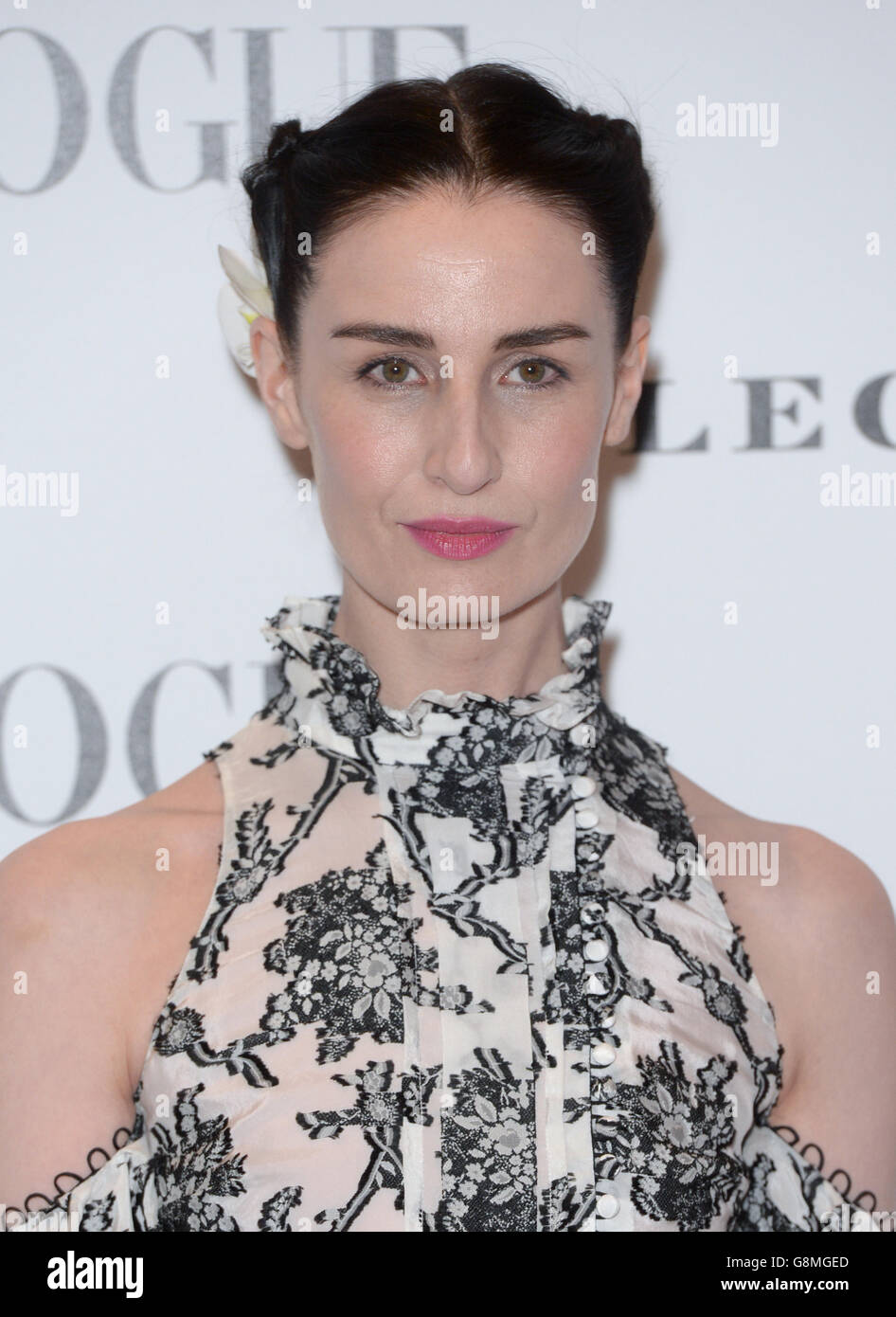 Erin O'Connor attends the opening night of the Vogue100: A Century of ...