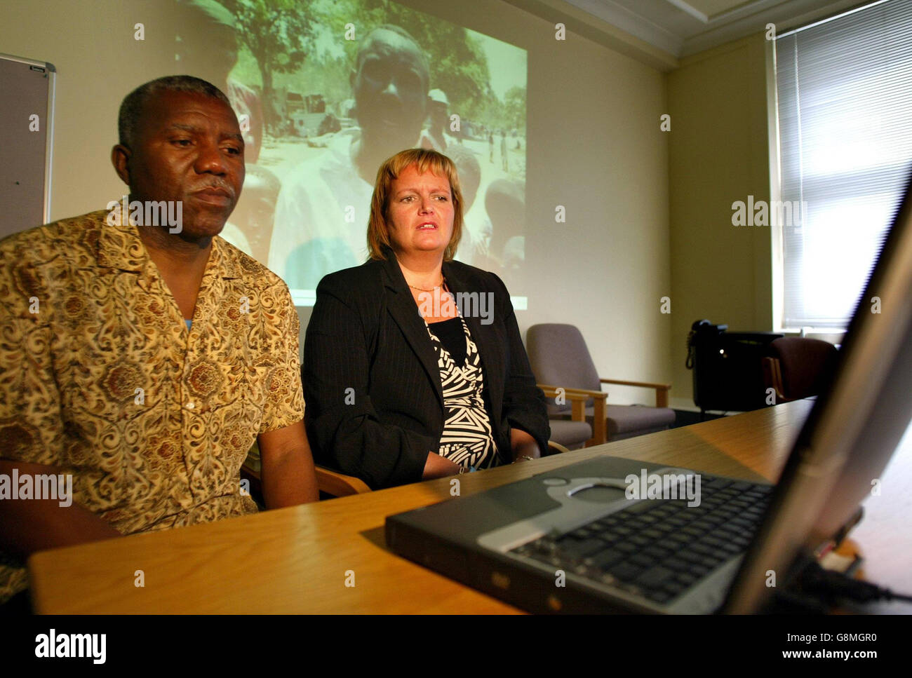 The Rev Raymond Motsi (left), pastor of Bulawayo Baptist Church and ...