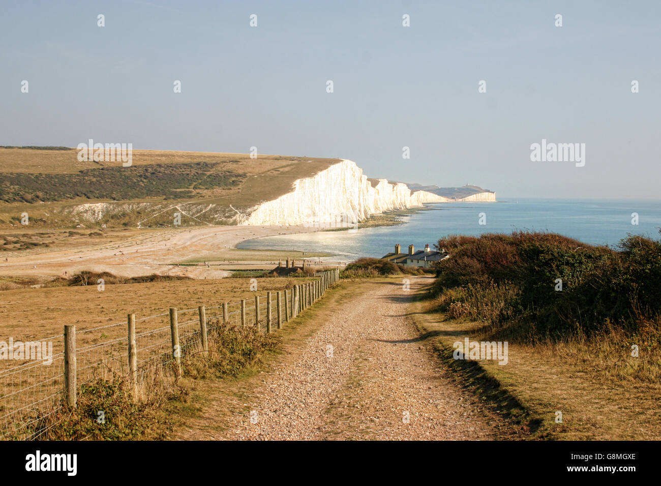 Cuckmere haven coastguard cottage hi-res stock photography and images - Alamy