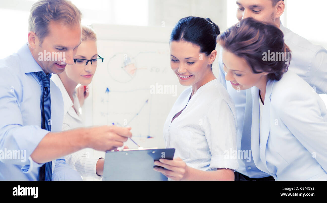 business team discussing something in office Stock Photo - Alamy