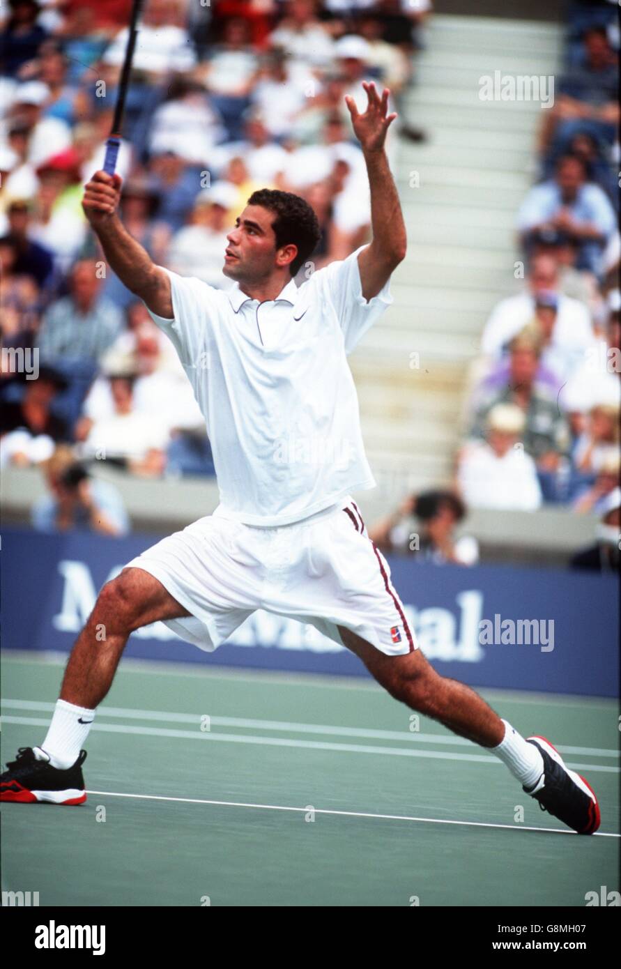 Tennis - US Open from Flushing Meadow. Pete Sampras, USA Stock Photo ...