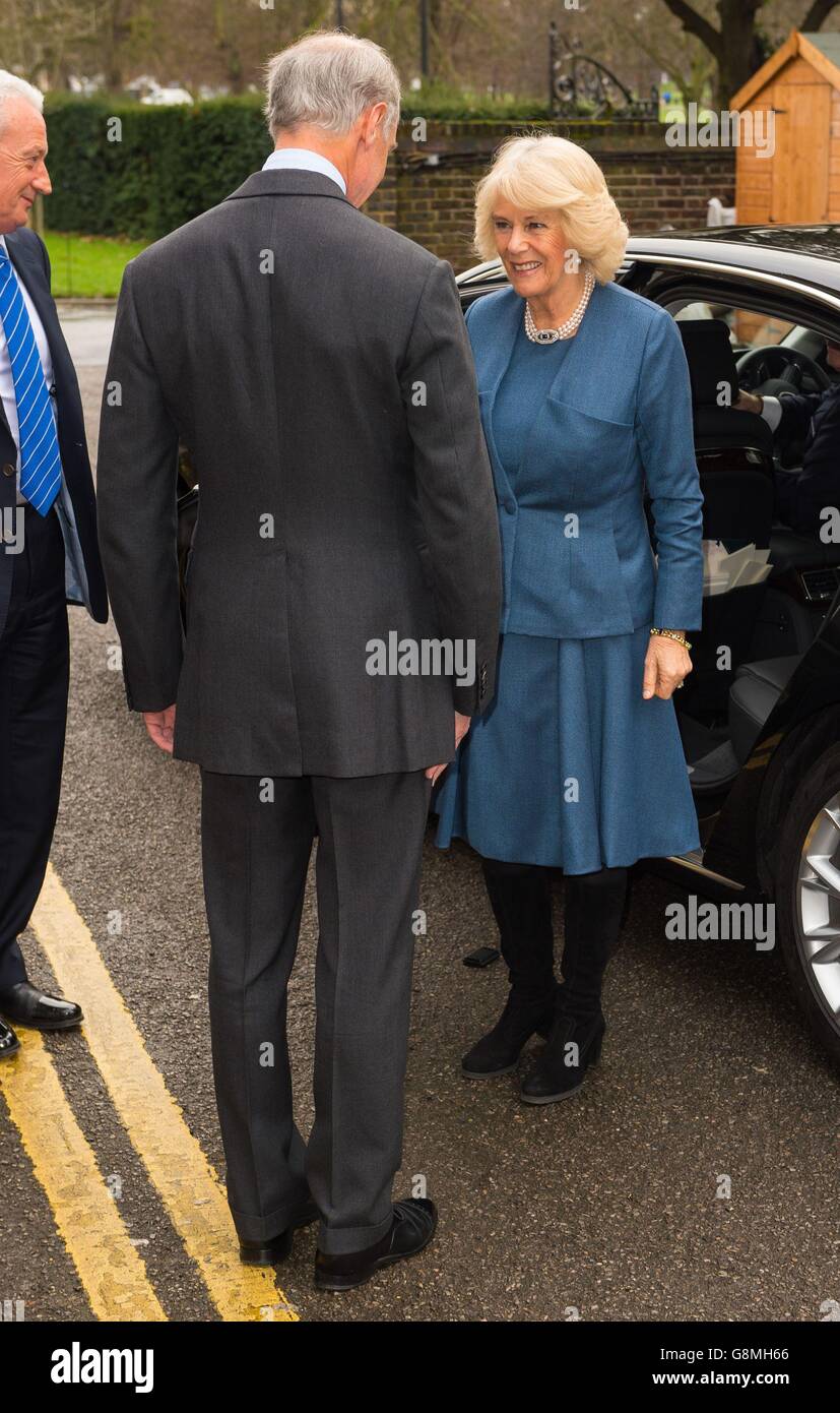 Royal visit to Royal Trinity Hospice Stock Photo - Alamy