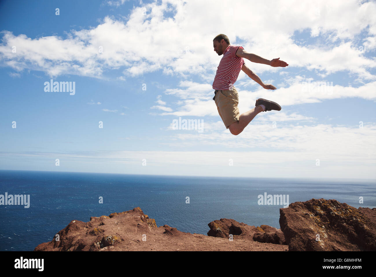Outside jump hi-res stock photography and images - Alamy