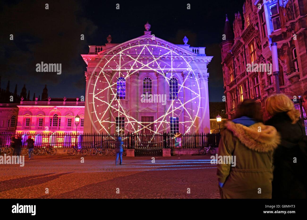 e-Luminate Cambridge festival Stock Photo - Alamy