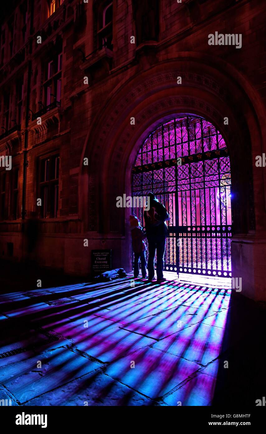 e-Luminate Cambridge festival Stock Photo - Alamy