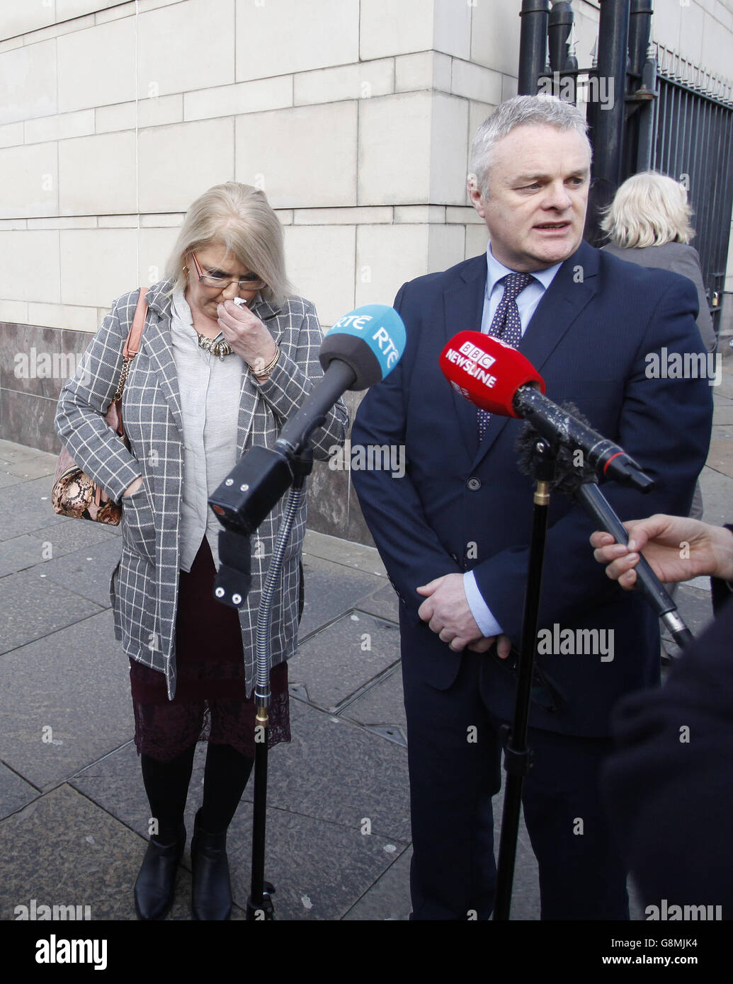 Arlene Arkinson's sister Kathleen and her solicitor Des Doherty speak ...
