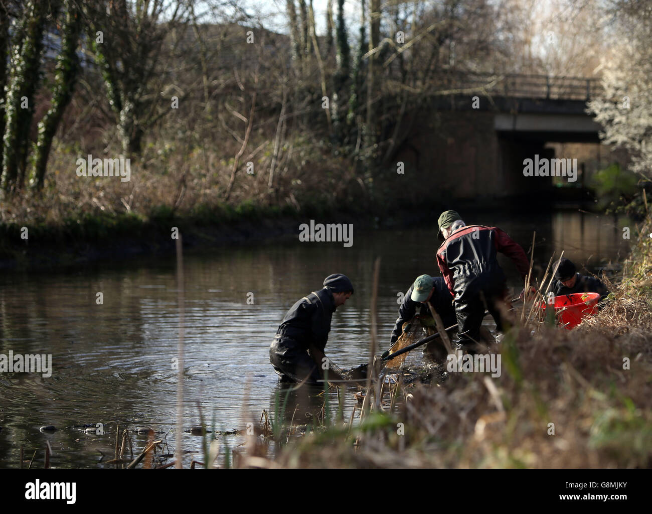 Contractors can replace rive ditch culvert that runs under canal hi-res ...