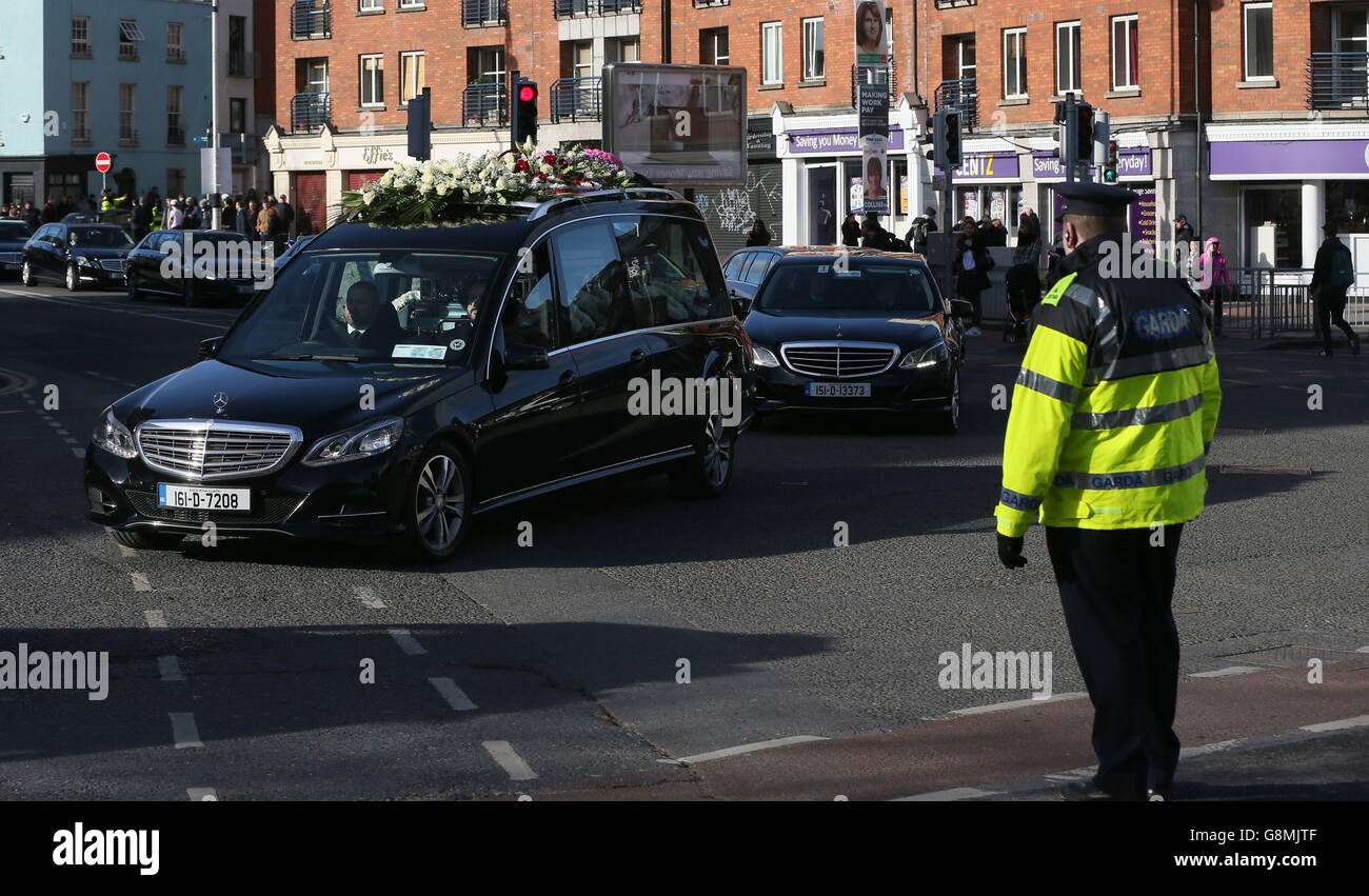 The funeral of David Byrne takes place in Dublin, after he was shot ...