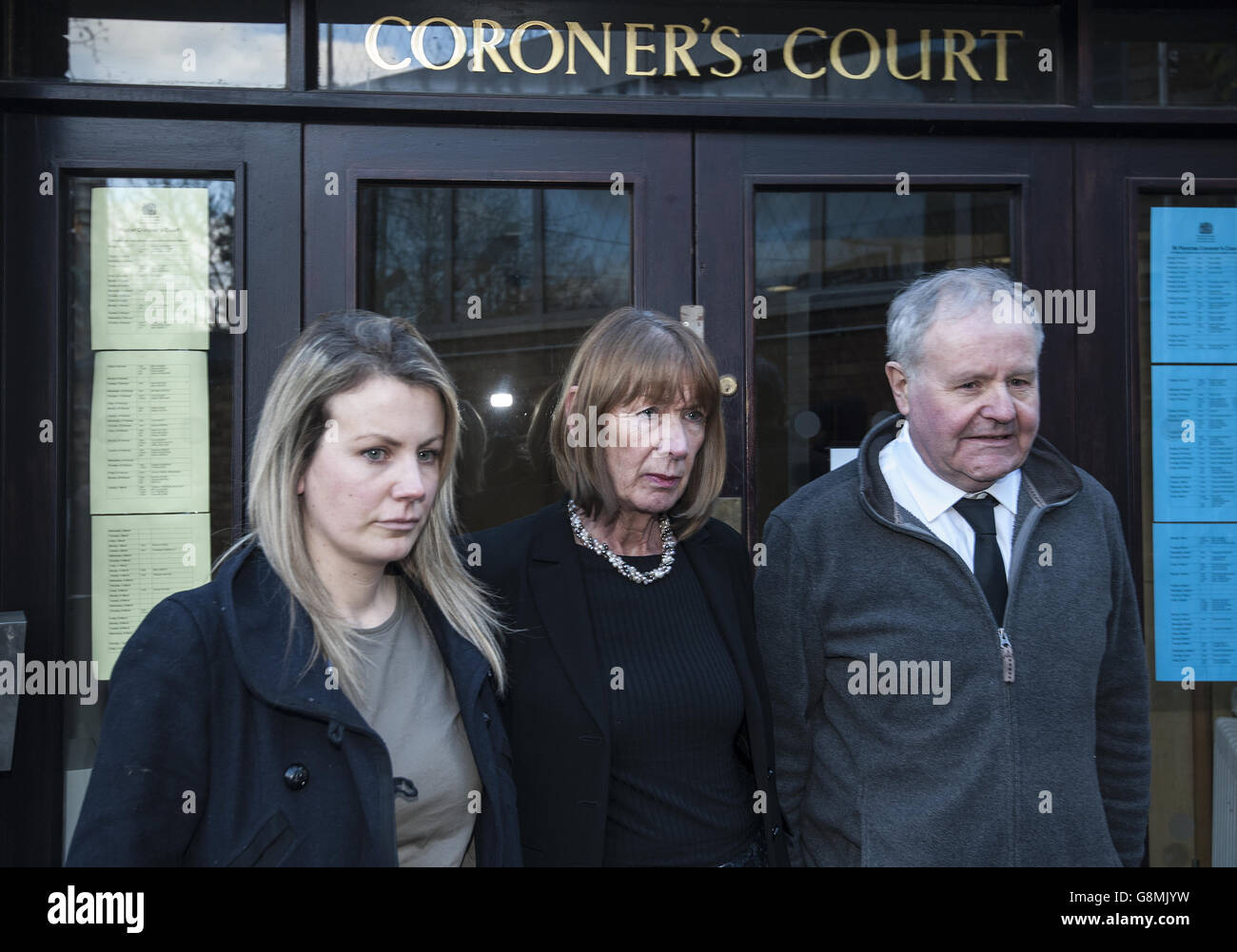 Lisa Day's (left to right) sister Katie Edwards, mother Doreen Proud ...