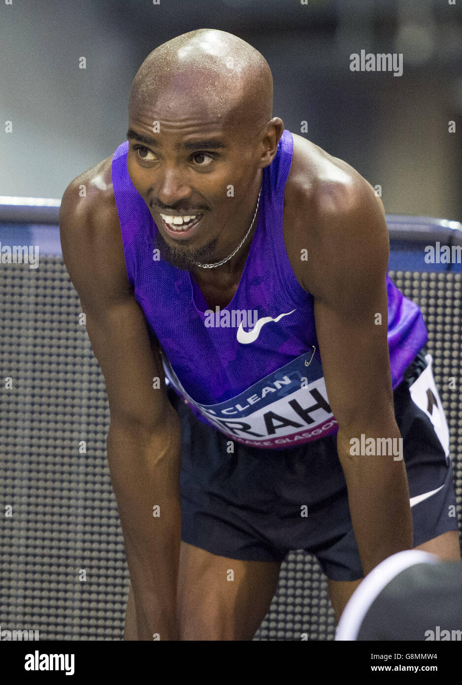 Great Britain's Mo Farah after winning the Mens 3000m race during the ...