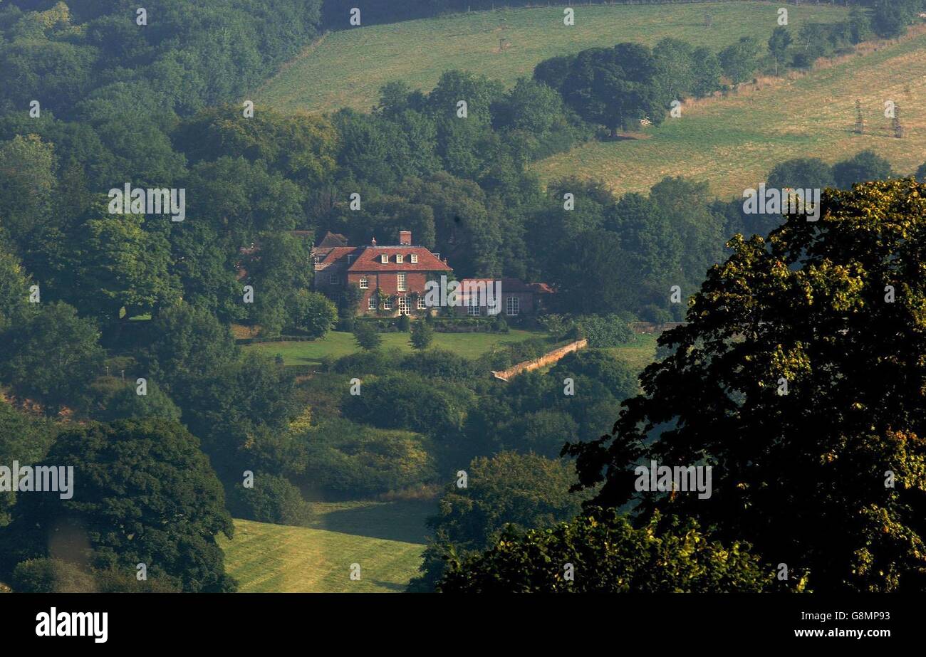Ashcombe House Estate in Wiltshire, the home of Madonna and Guy Ritchie ...