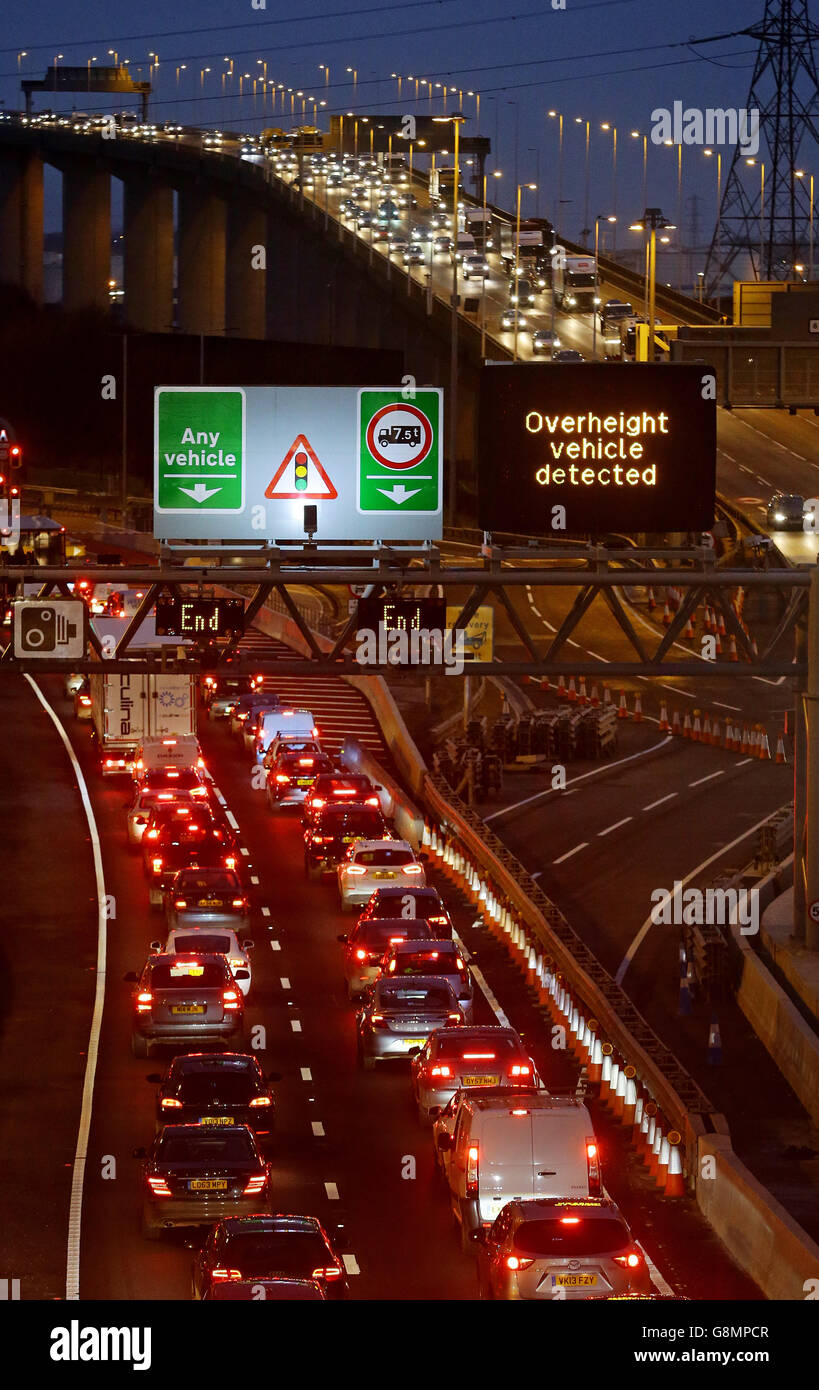 New Thames crossing proposal Stock Photo - Alamy