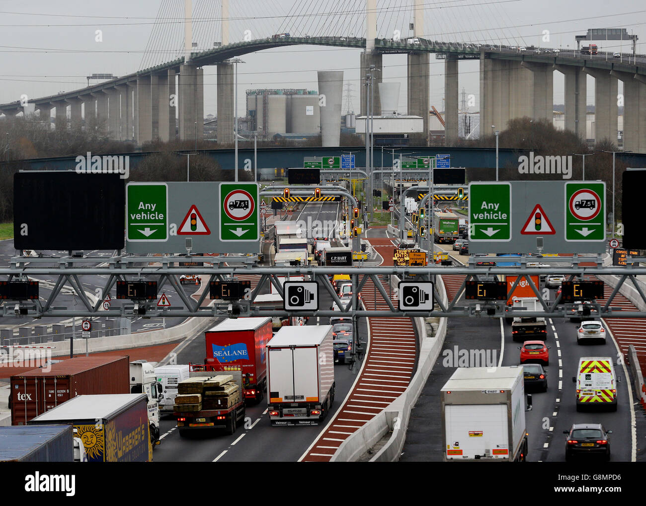 New Thames crossing proposal Stock Photo - Alamy