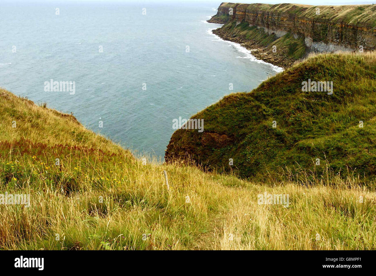 Demi-Leigh Cliff Top Fall Stock Photo - Alamy