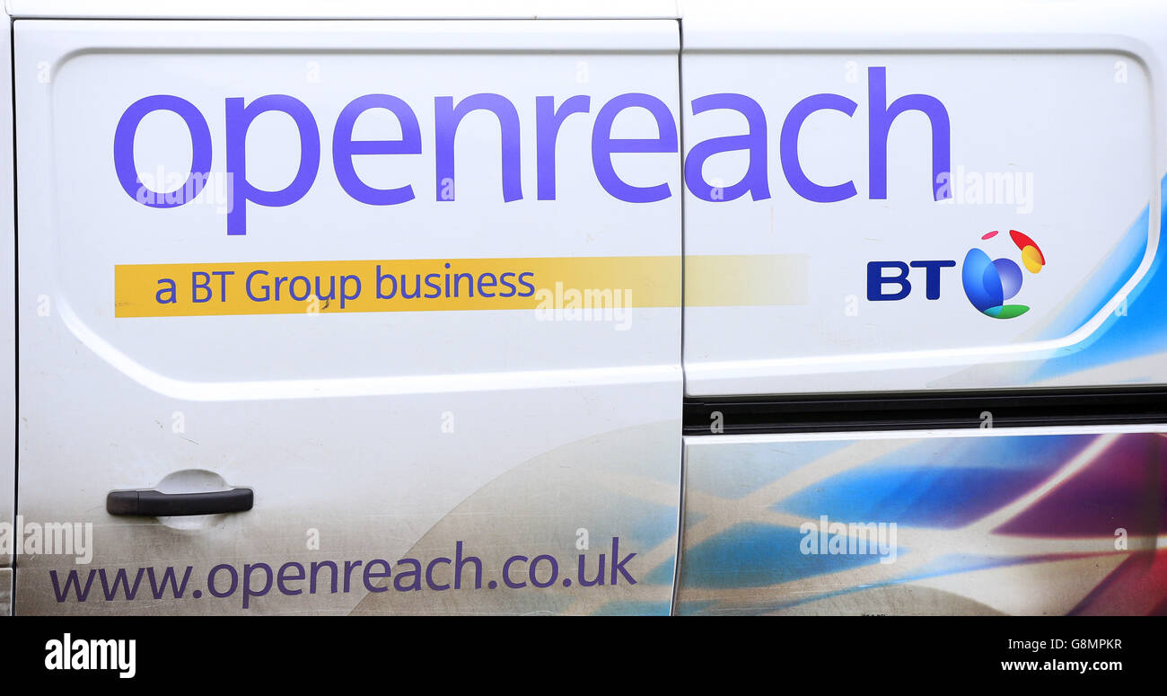 A bt openreach van in woking hi-res stock photography and images - Alamy