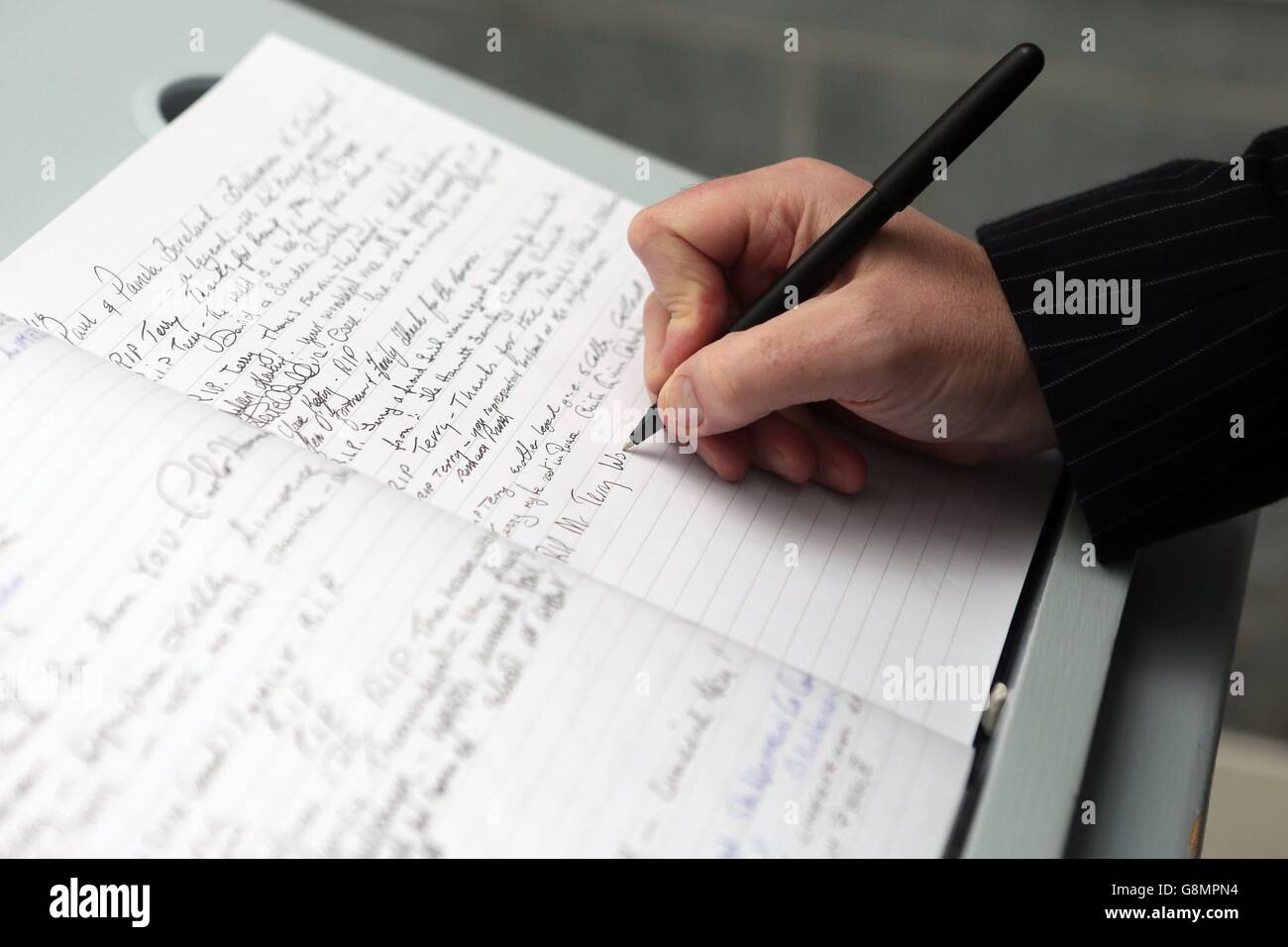 Sir Terry Wogan death Stock Photo - Alamy