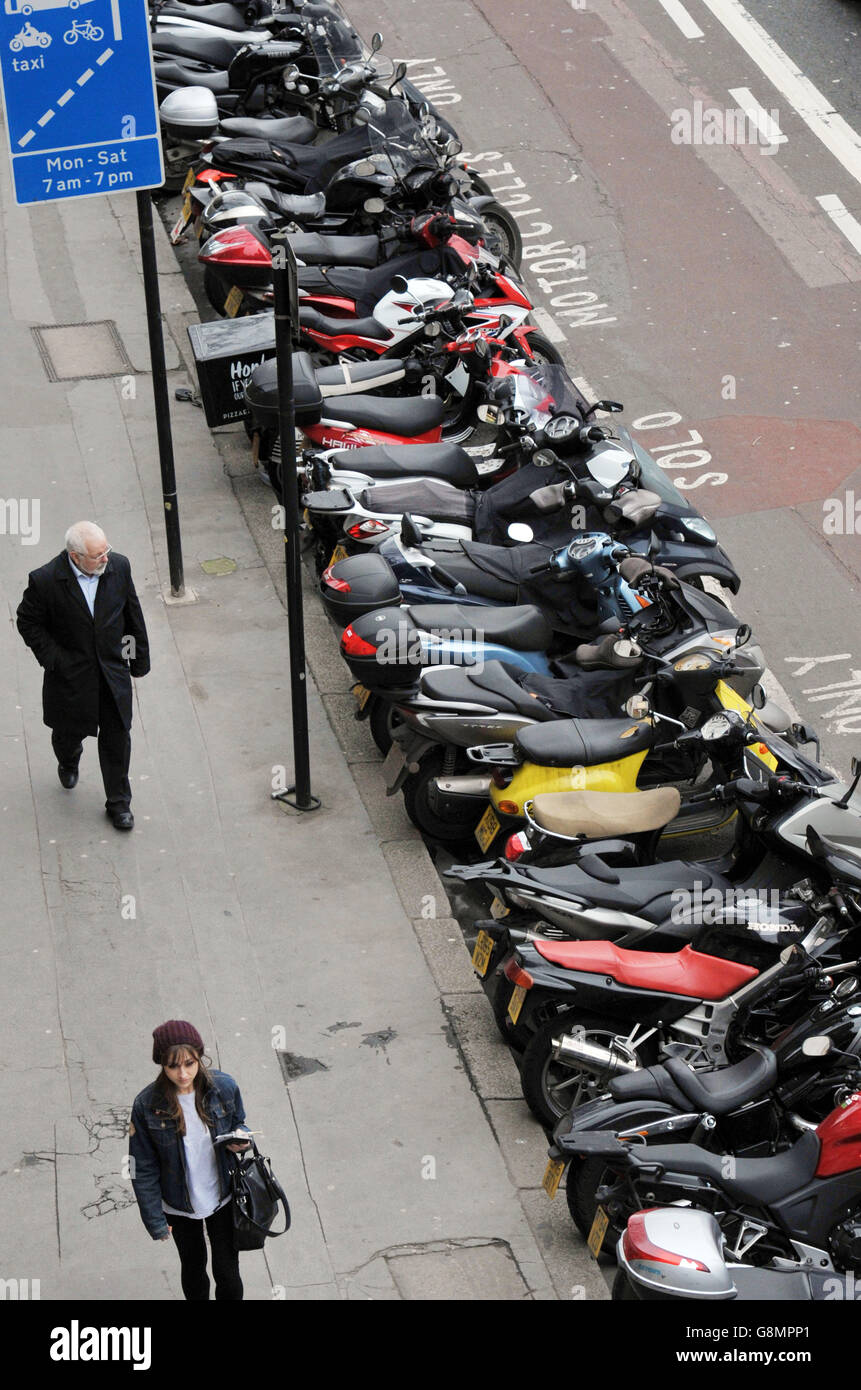 Motorcycle Parking Bay High Resolution Stock Photography and Images - Alamy