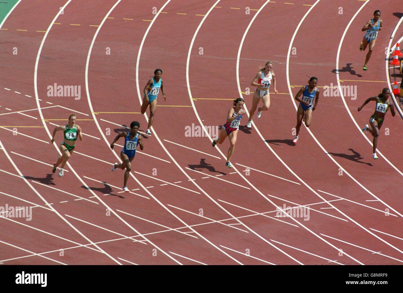 Athletics - Sixth IAAF World Championship - Athens 1997 - Women's 200m ...