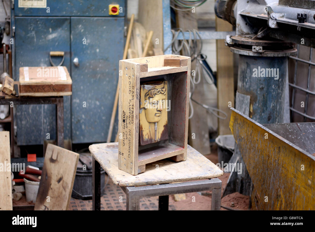 Making of bafta masks hi-res stock photography and images - Alamy