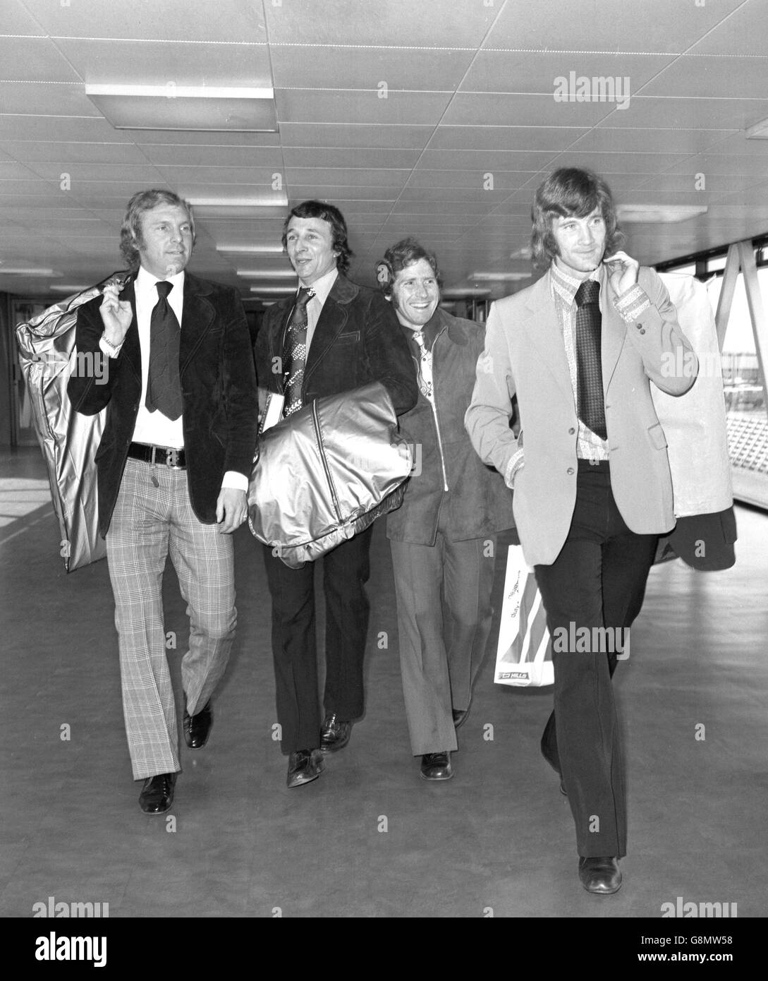 England Football Team - Heathrow Airport, London Stock Photo - Alamy