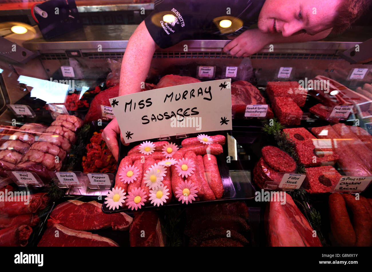 Butcher Connor Wilson from David Bennett and Son with his "Miss Murray ...
