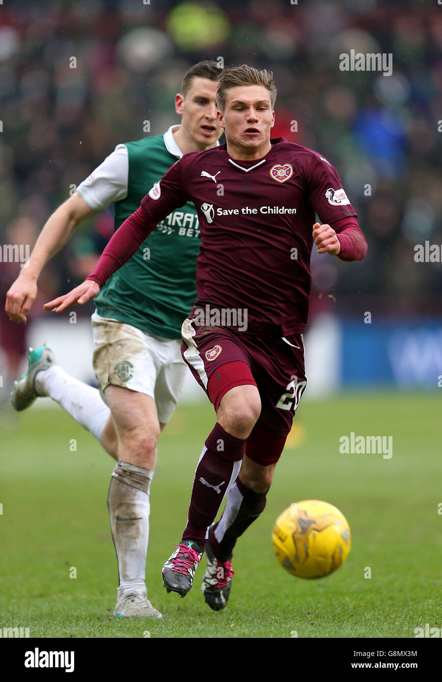 Hearts Gavin Reilly during the William Hill Scottish Cup, fifth round ...
