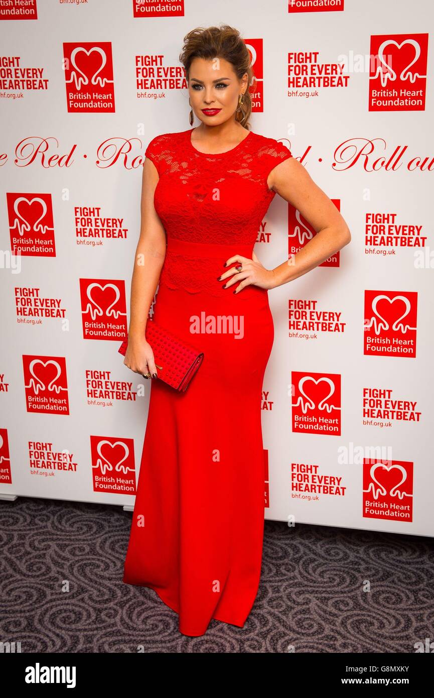 Jessica Wright at the British Heart Foundation: Roll Out The Red Ball ...
