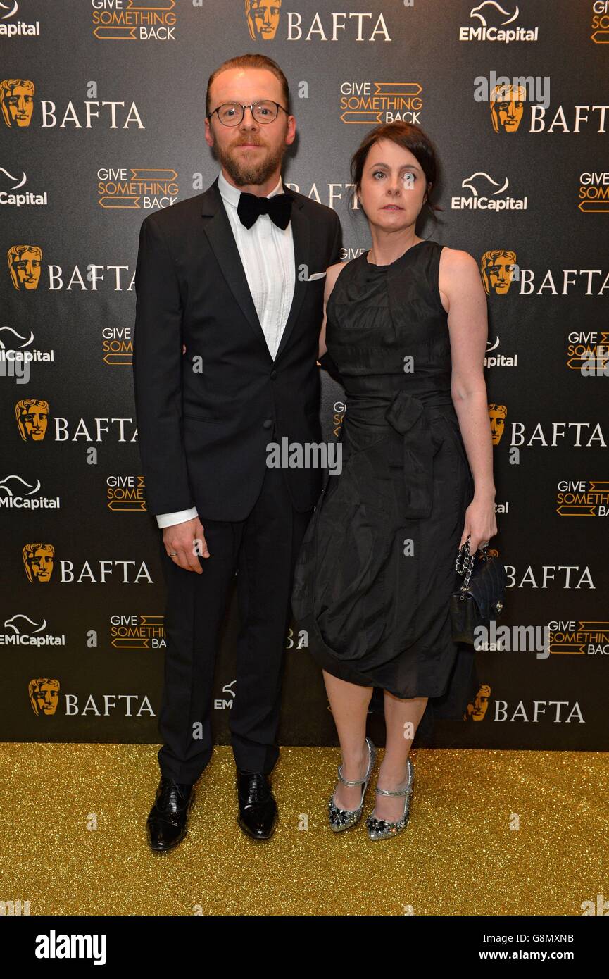 Simon pegg wife maureen pegg hi-res stock photography and images - Alamy