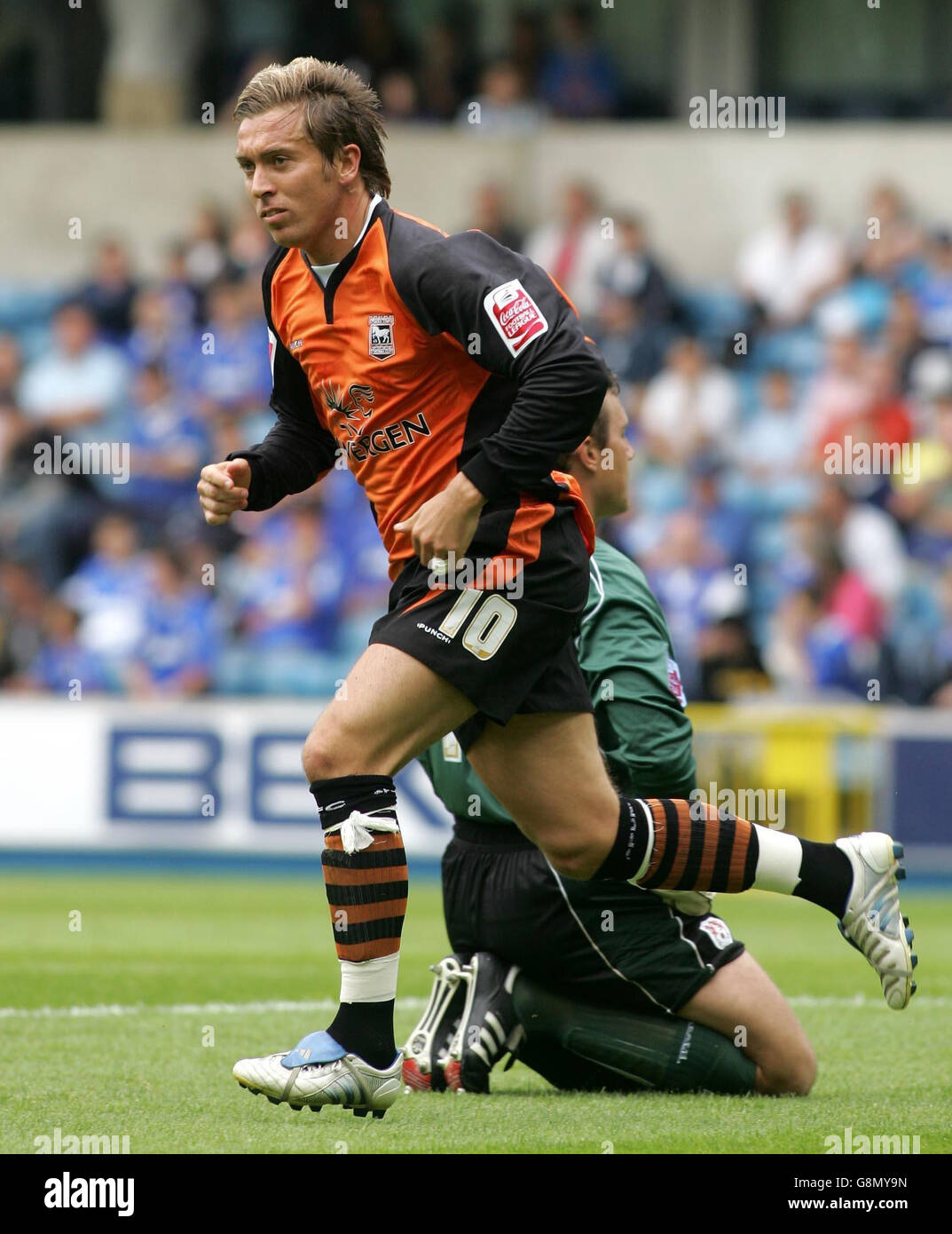 Ipswich Town's Darren Currie celebrates a first half goal against ...