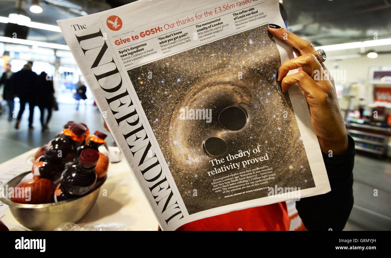 Sunday independent newspaper hi-res stock photography and images - Alamy