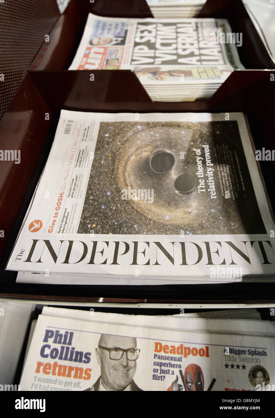 Sunday independent newspaper hi-res stock photography and images - Alamy