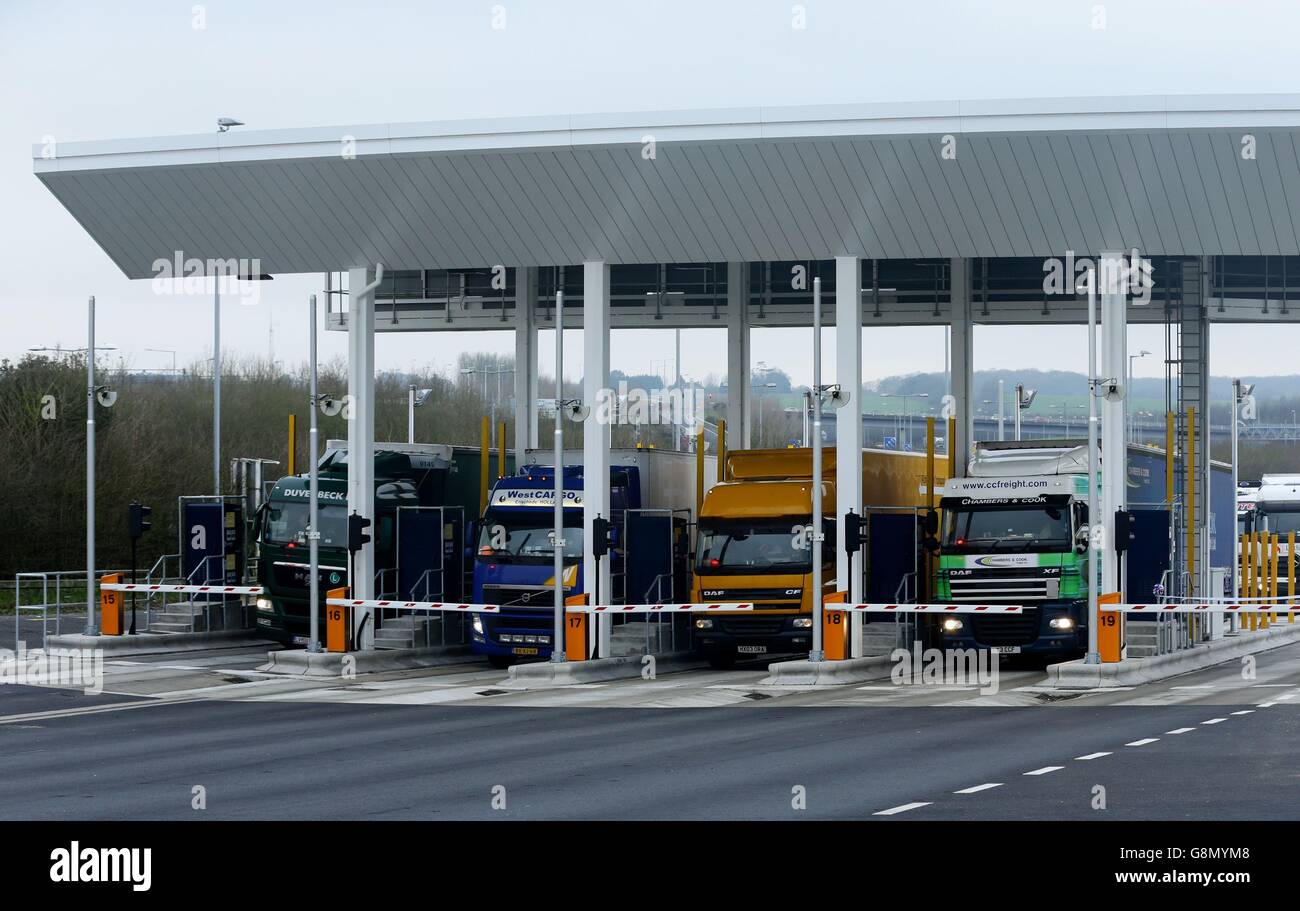 Eurotunnel freight terminal inauguration Stock Photo - Alamy