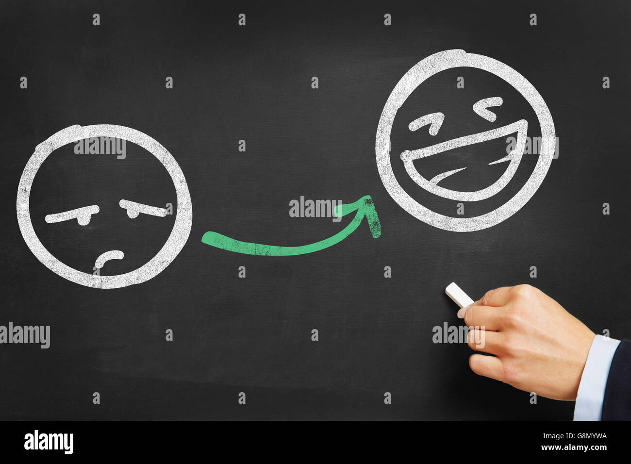 Unhappy smiley face hi-res stock photography and images - Alamy