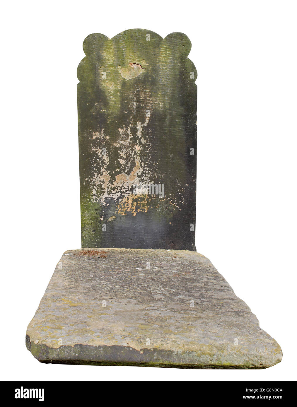 Old unidentifiable Victorian style grave in a cemetery, England Stock ...