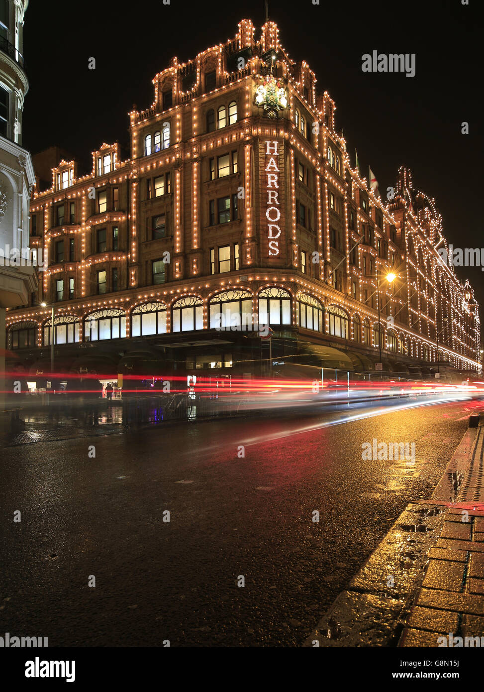 Harrods stock. Harrods department store, Knightsbridge, London Stock ...