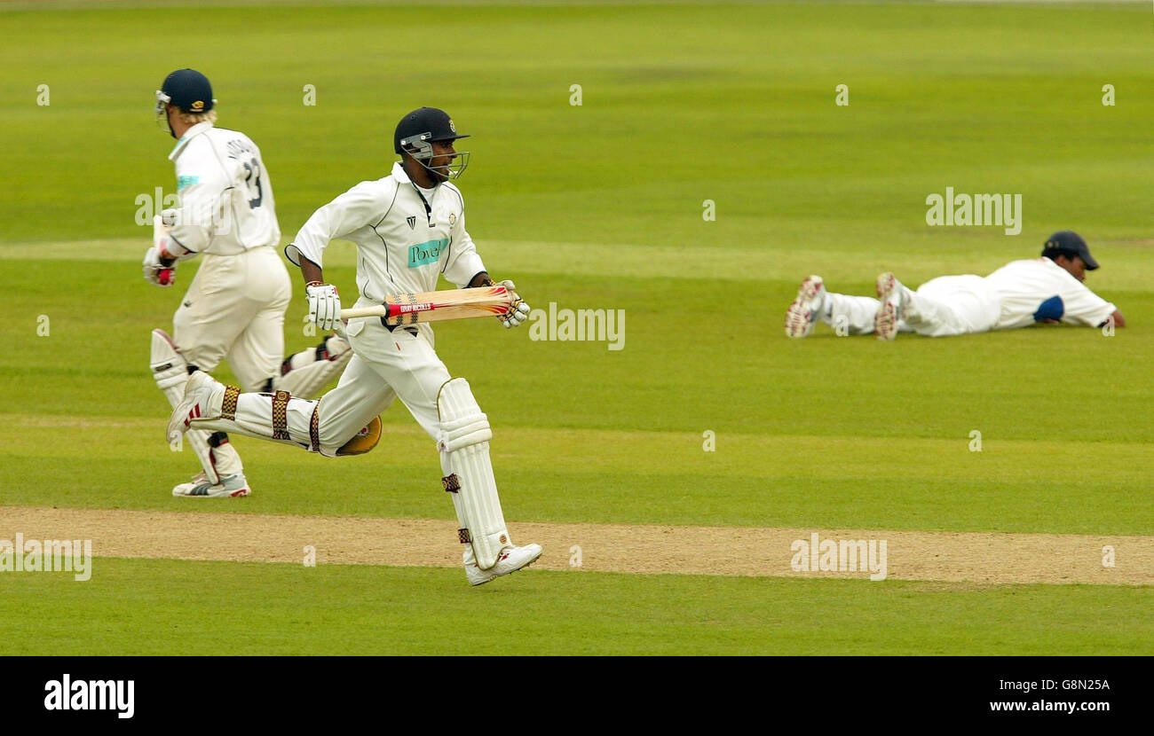 CRICKET Hampshire 5 Stock Photo - Alamy