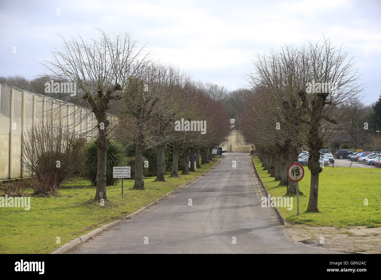 An exterior view of HMP Send, a Female Training Prison in Send, Surrey ...