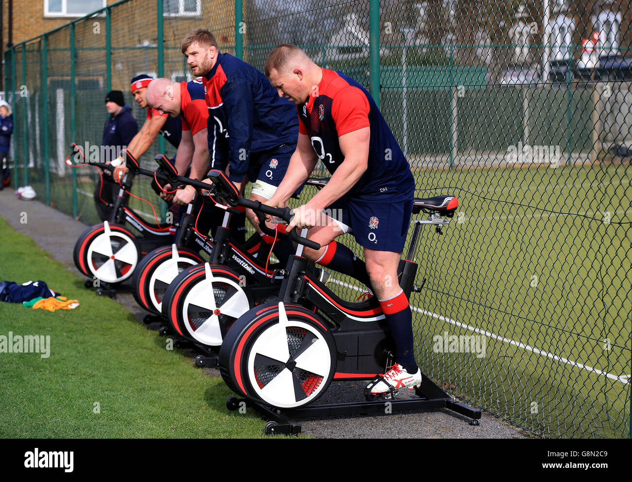 England Training Session - Latymer Upper School Playing Fields Stock ...