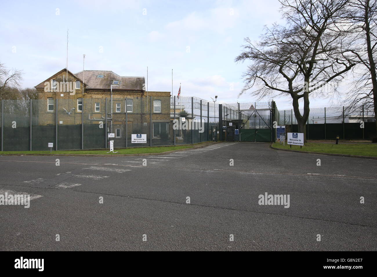 The entrance to hmp downview hi-res stock photography and images - Alamy