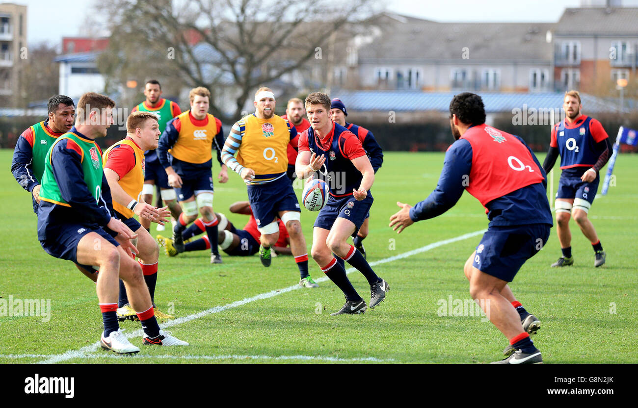 England Training Session - Latymer Upper School Playing Fields. England ...