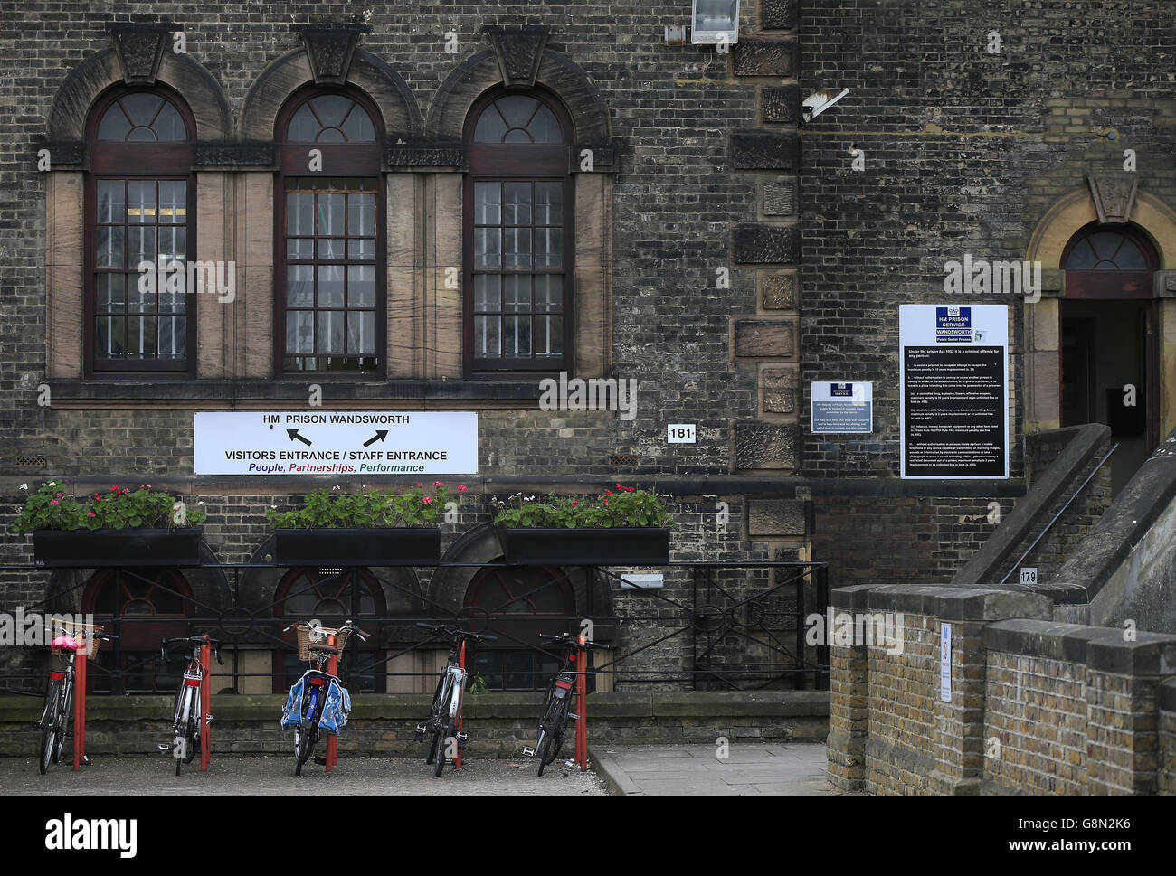 Wandsworth prison entrance hi-res stock photography and images - Alamy