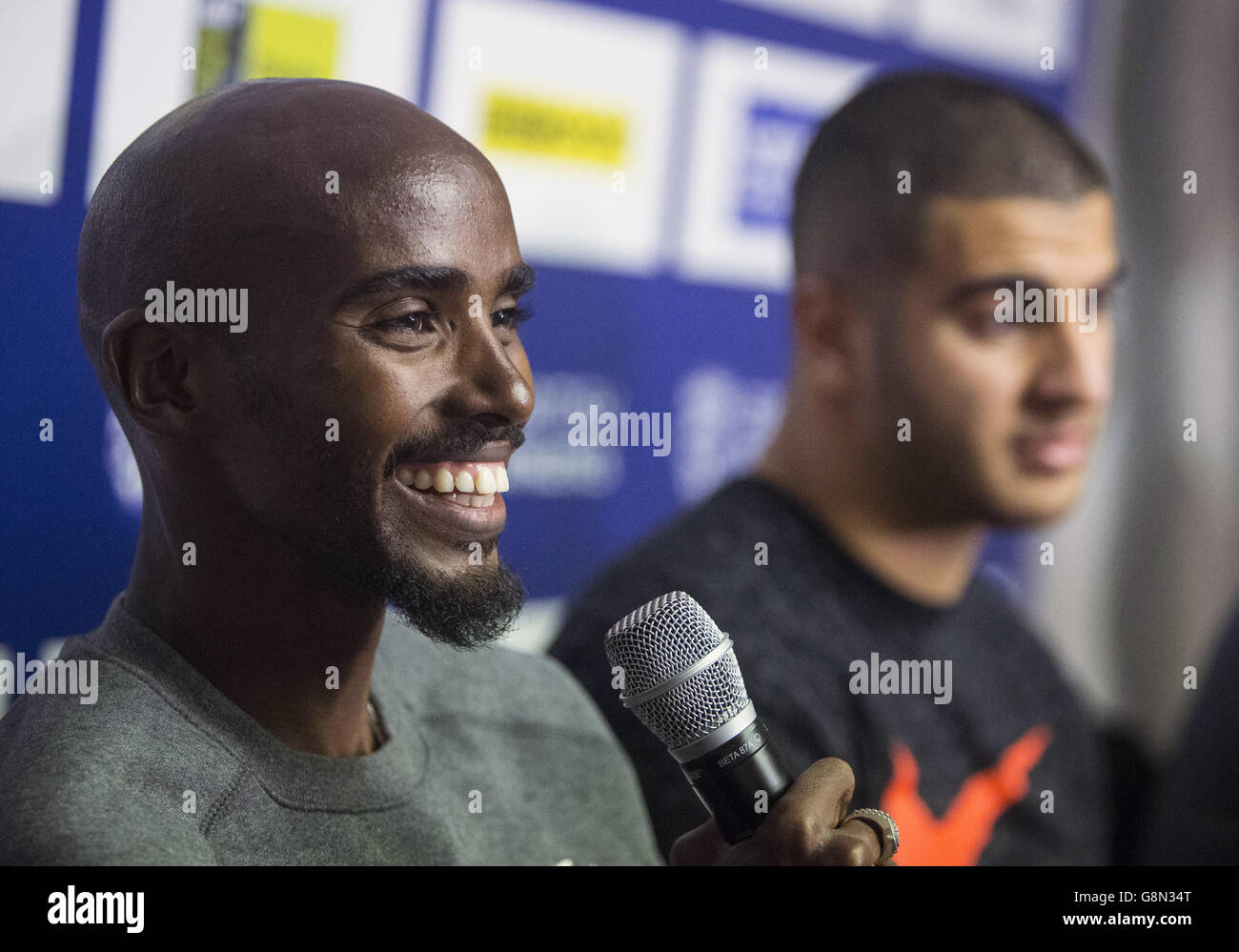 International athletes press conference hi-res stock photography and ...