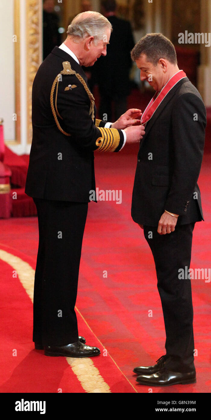 Screenwriter Peter Morgan from London is made a Commander of the Order ...