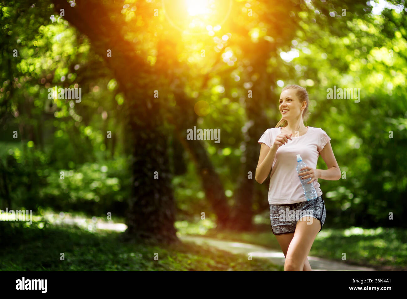 Female cross fitness hi-res stock photography and images - Alamy