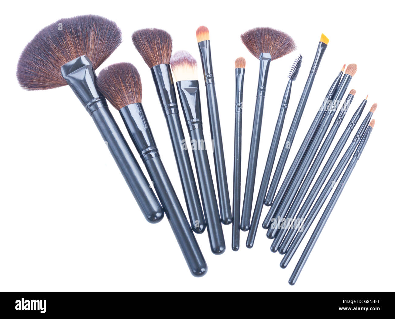 Color palette brushes up Cut Out Stock Images & Pictures - Alamy