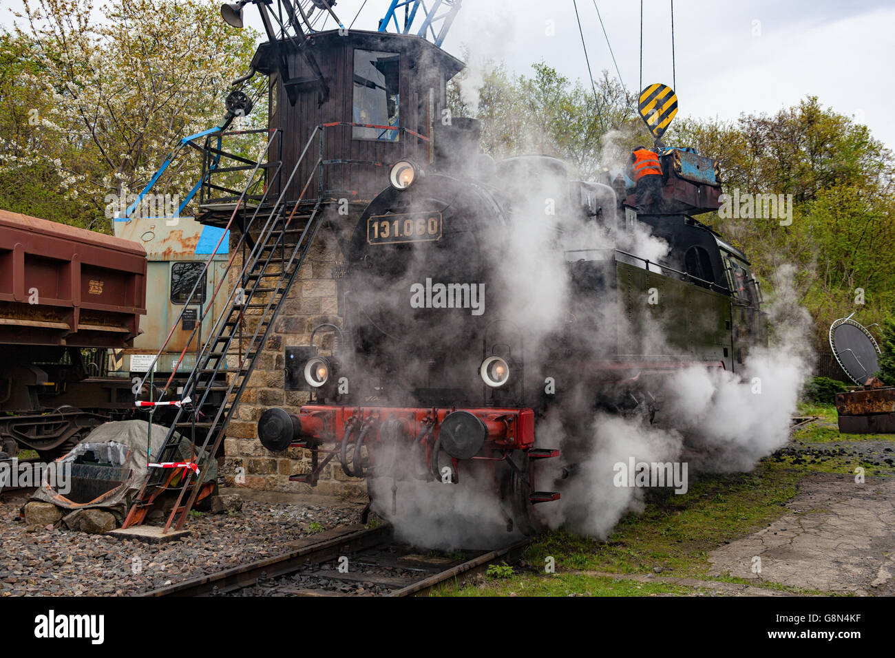 Steam Locomotive 131.060 at the 8th Dresden Steam Locomotive Meeting ...