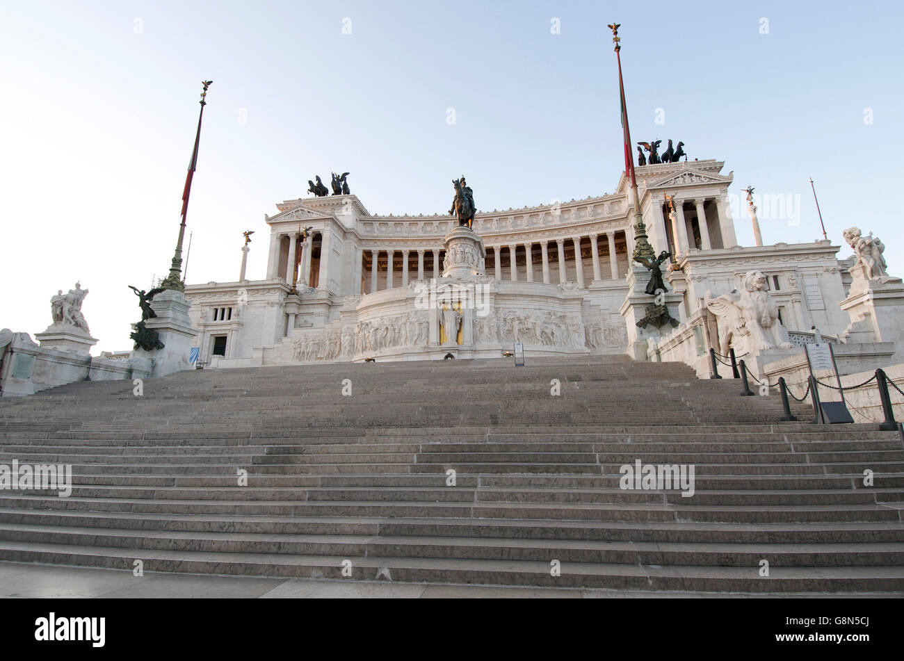 Vittoriano, Monument to Victor Emmanuel II, Rome, Italy, Europe Stock ...