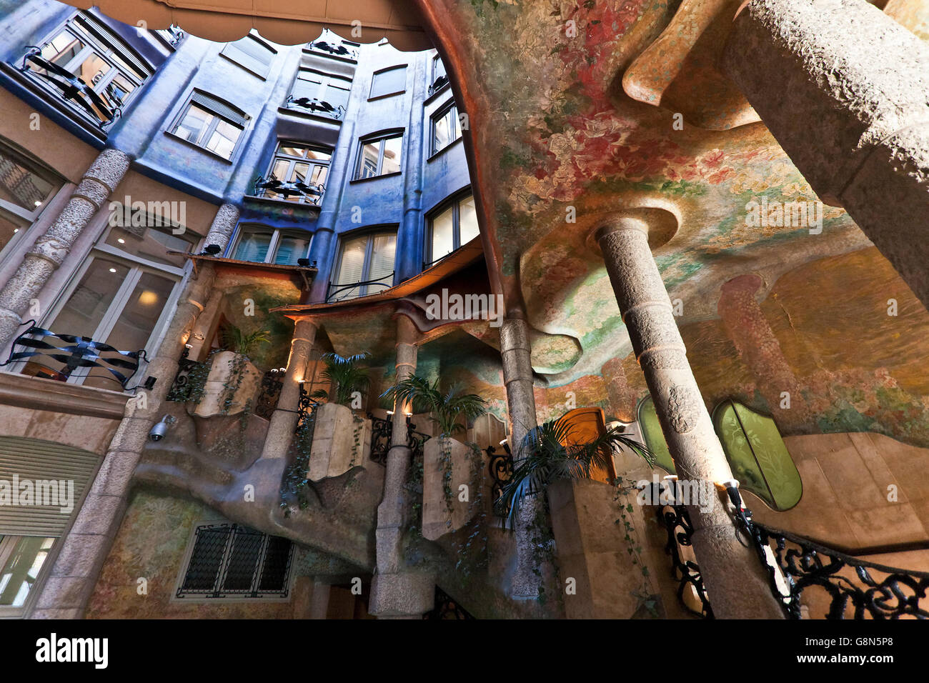 Stairs antoni gaudi hi-res stock photography and images - Alamy