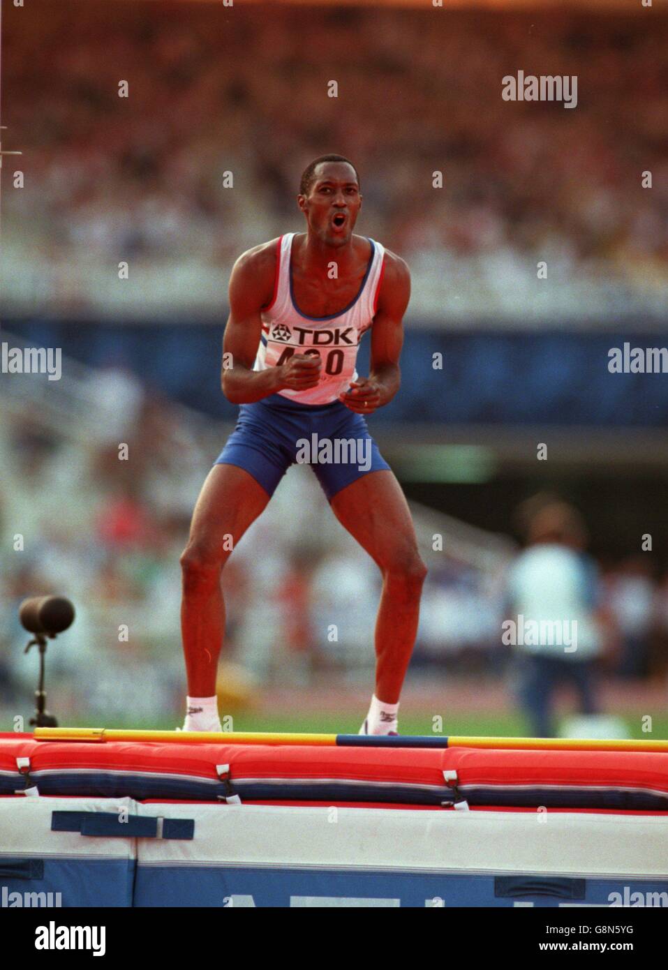 Athletics - Sixth IAAF World Championships - Athens - Men's High Jump ...