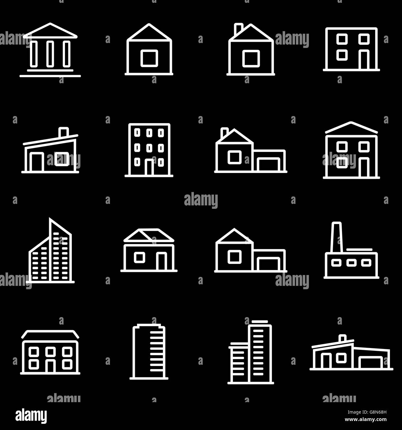 School skyscraper college house Stock Vector Images - Alamy